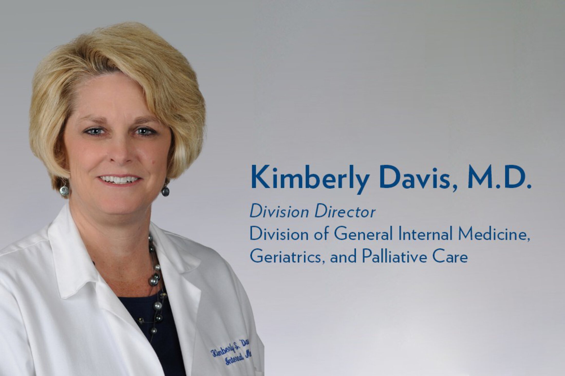 Davis new Director of Internal Medicine