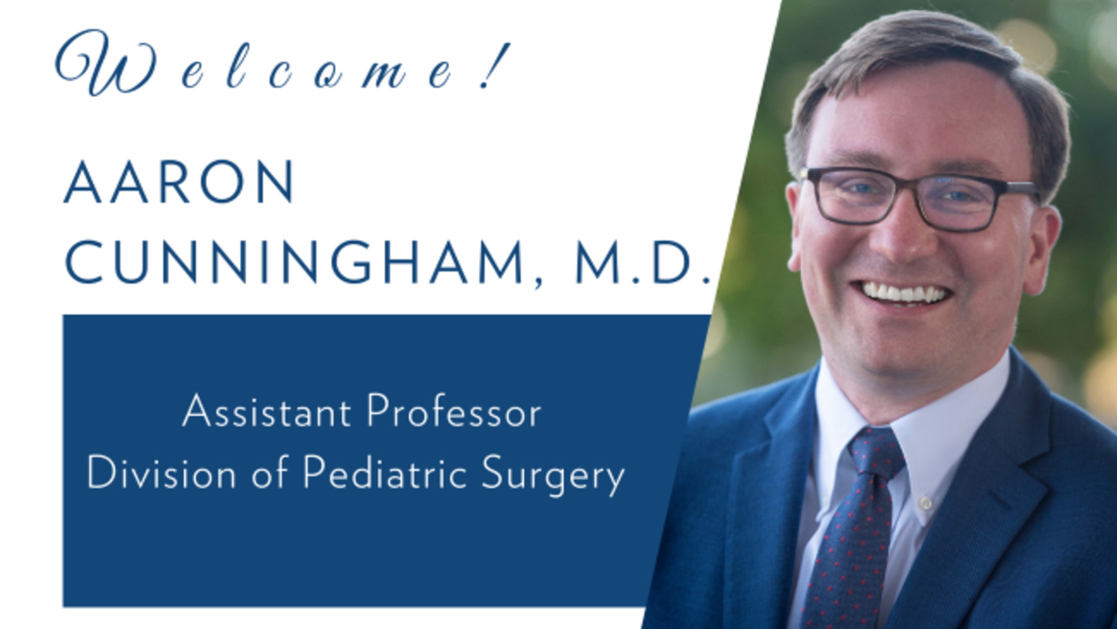 Aaron Cunningham, M.D., Joins the Department of Surgery | MUSC